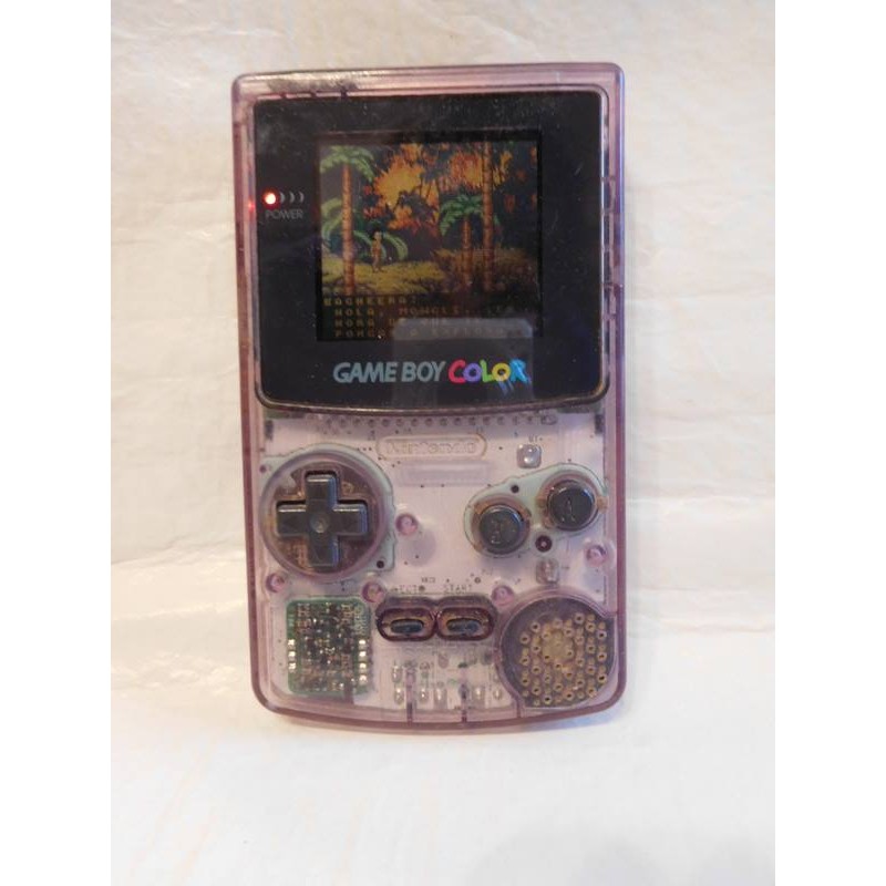 Game boy color transparente incluye juego El Libro de la Selva