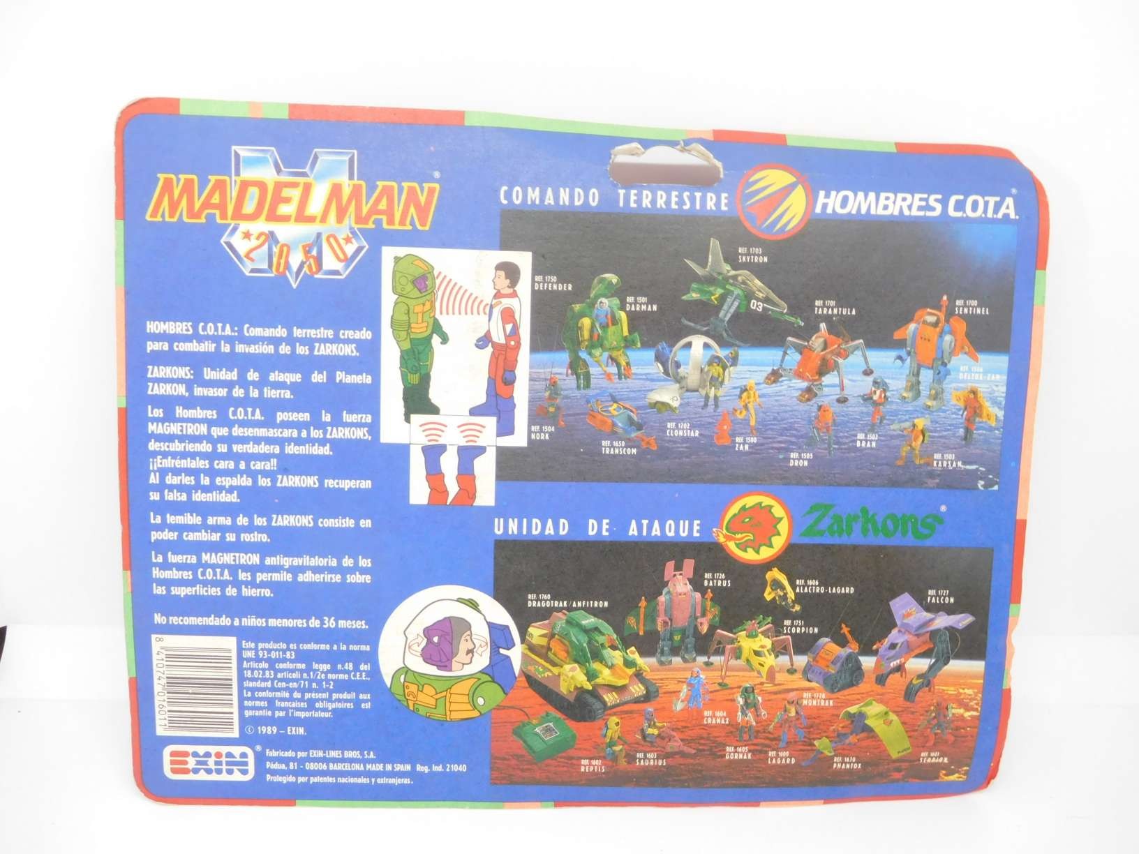 Madelman 2050 serpion cosmopiloto exin referencia 1601