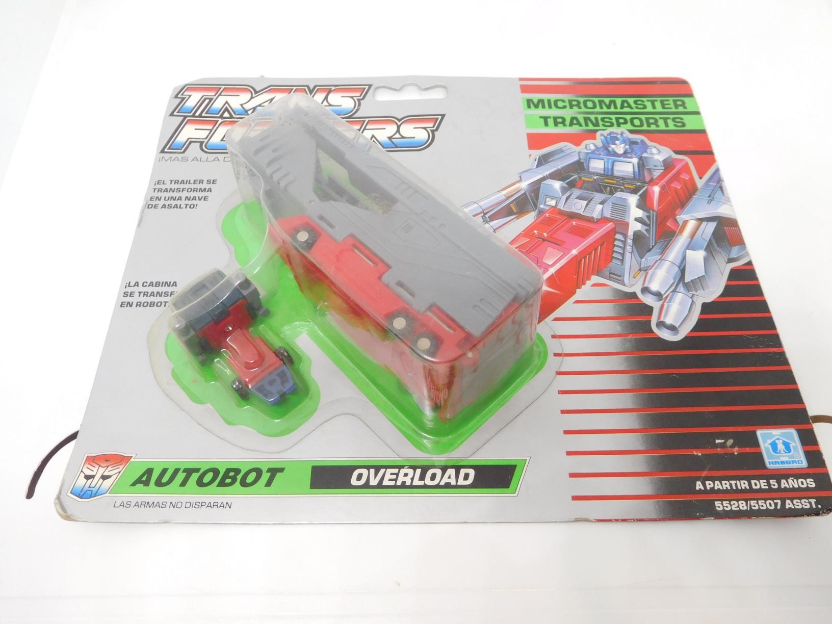 Transformers micromaster transports autobot overload. Original. Año...
